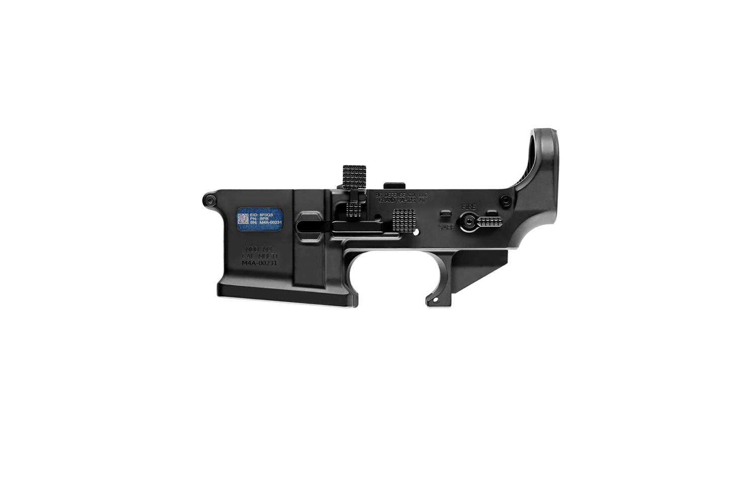 TYPE-A MIL-SPEC Forged Lower Receiver-Stripped | BG Defense